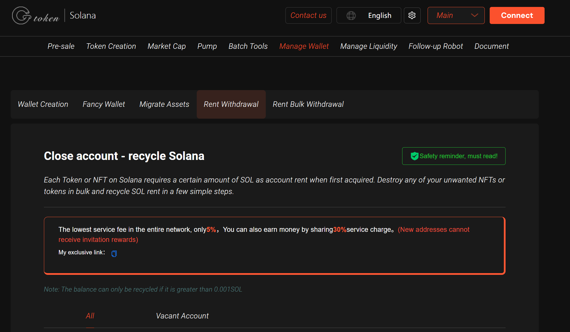 SOL lease termination process and precautions_Solana Tutorial_GTokenTool