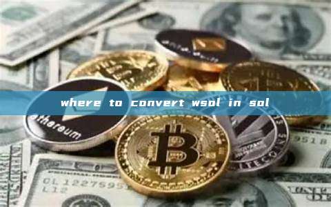 where to convert wsol in sol_Blockchain knowledge_GTokenTool